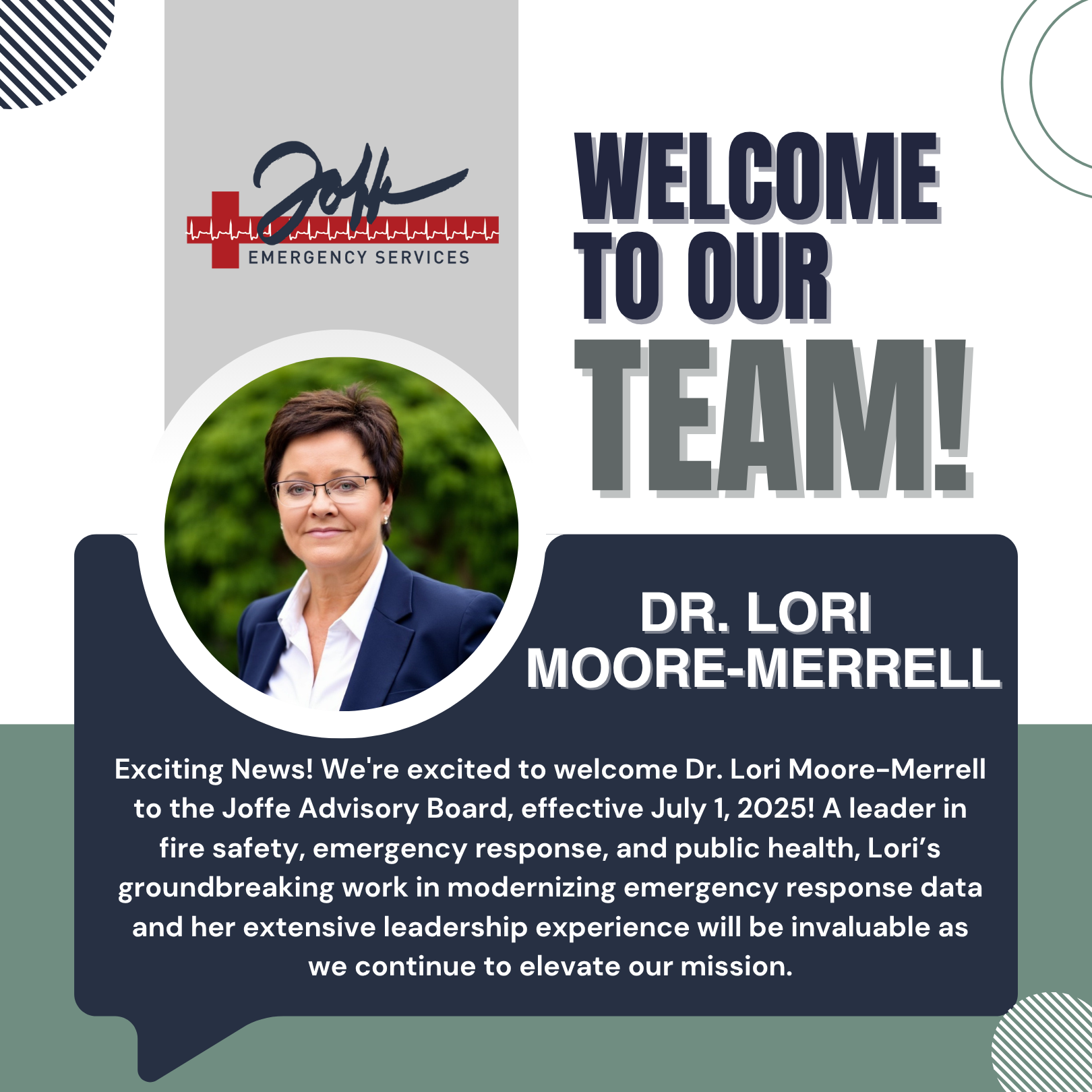 A LETTER FROM CHRIS JOFFE ANNOUNCING OUR NEWEST ADVISORY BOARD MEMBER